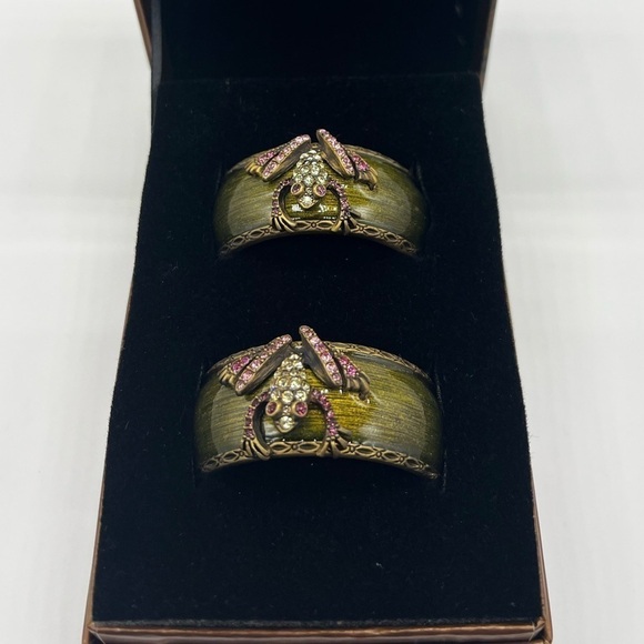 Jay Strongwater | Dining | Jay Strongwater Frog Napkin Rings Hand ...